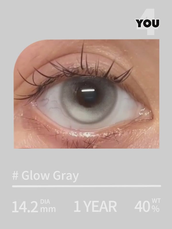 4YOU Contact Lens | Glow Gray 14.2mm